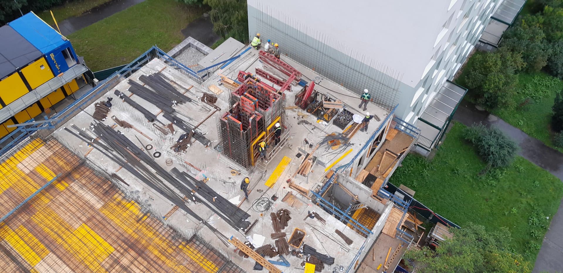 Bytový projekt RIVI Bachova postupuje dle plánu | VINCI Construction CS