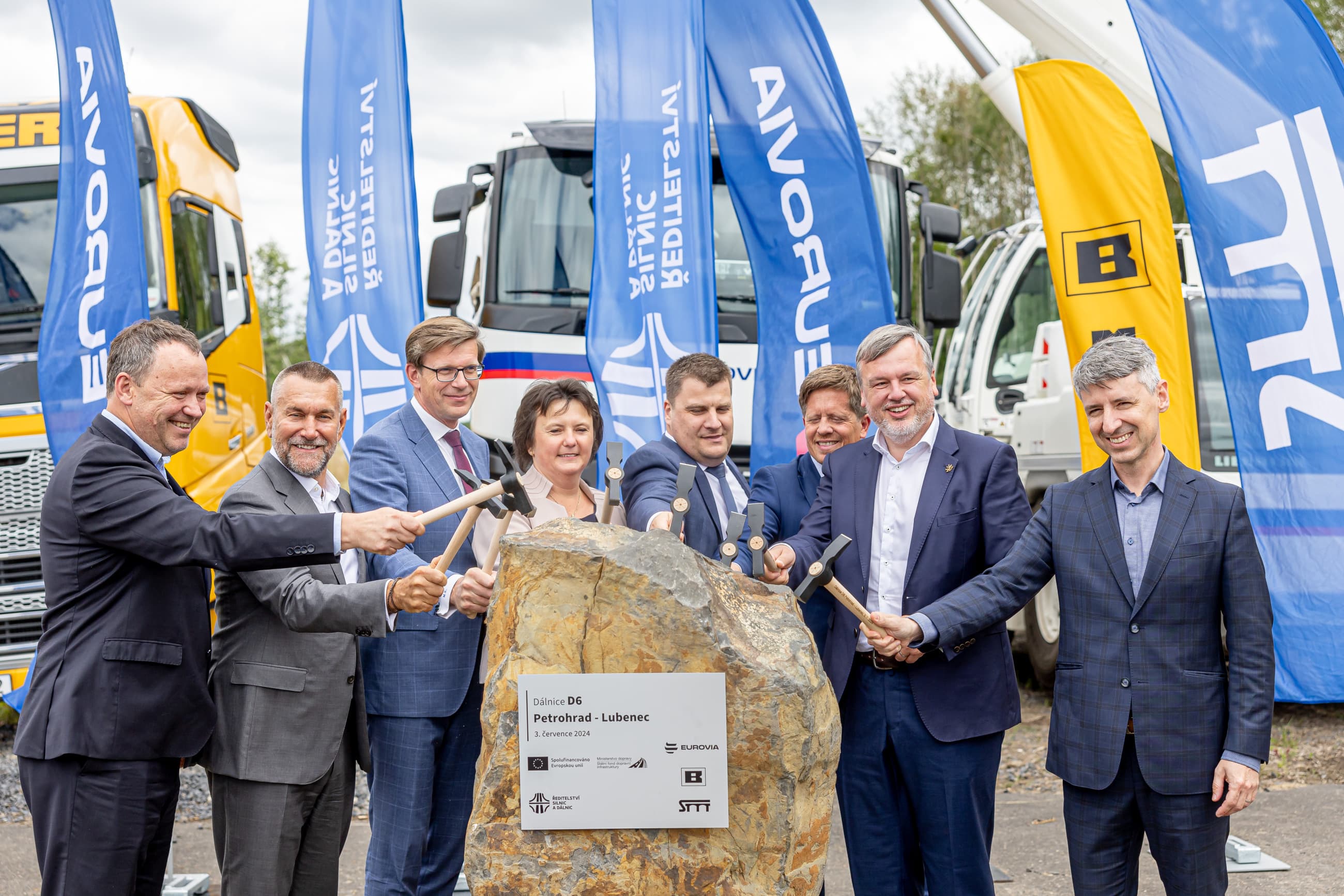 Zahájení stavby na D6 v Ústeckém kraji | VINCI Construction CS