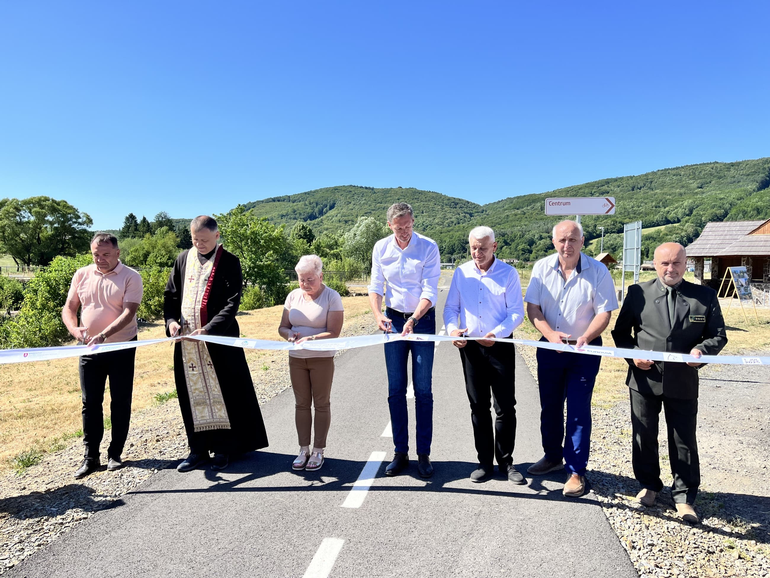 Oficiálne otvorenie novej cyklotrasy Poloniny Trail | VINCI Construction CS