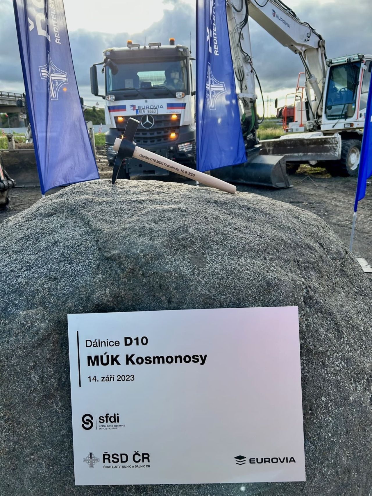 Přestavujeme MÚK Kosmonosy na dálnici D10 | VINCI Construction CS