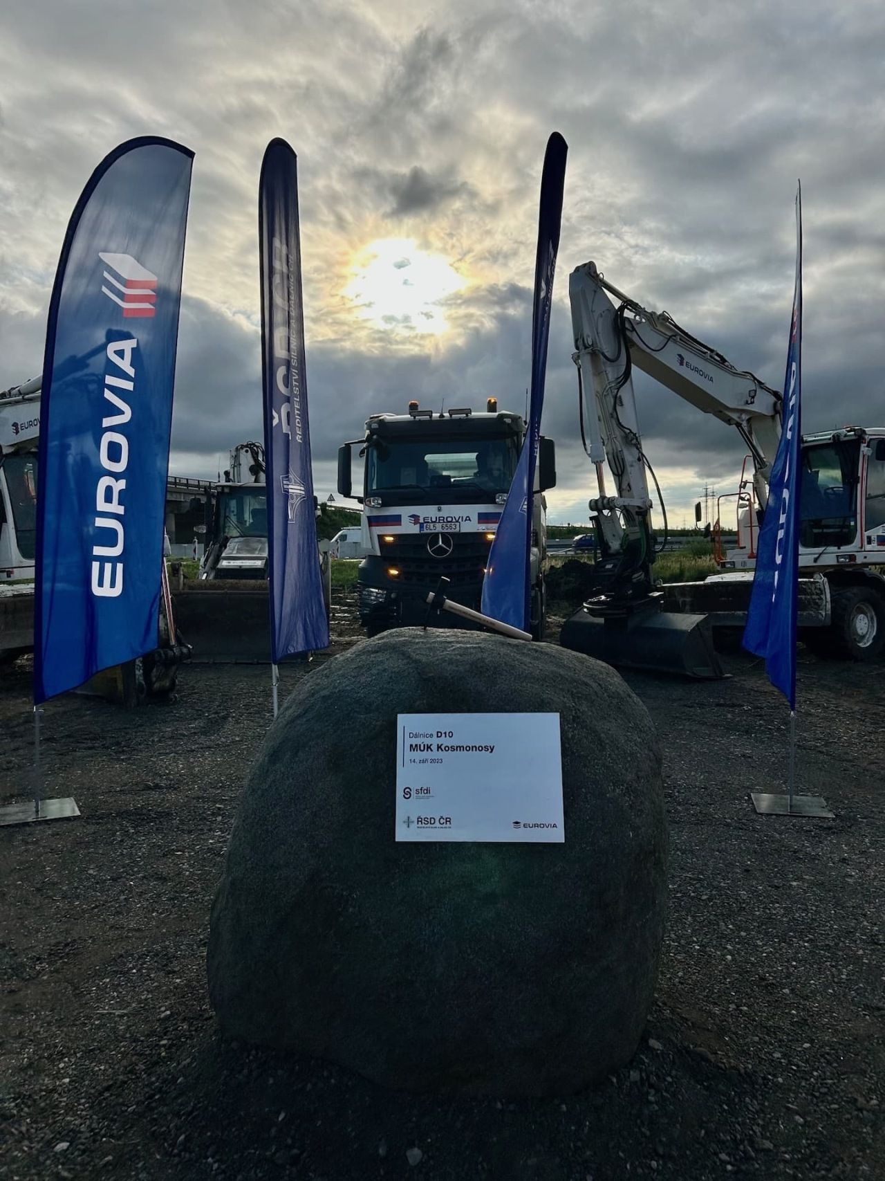 Přestavujeme MÚK Kosmonosy na dálnici D10 | VINCI Construction CS