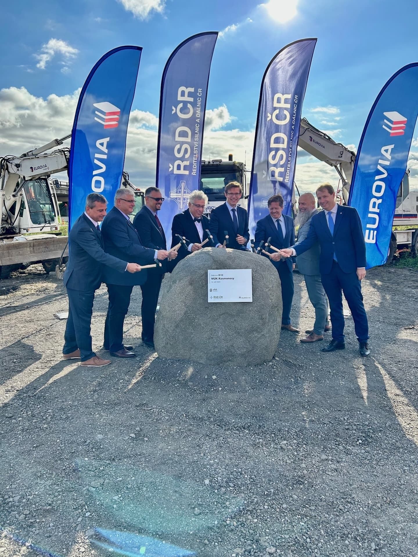 Přestavujeme MÚK Kosmonosy na dálnici D10 | VINCI Construction CS