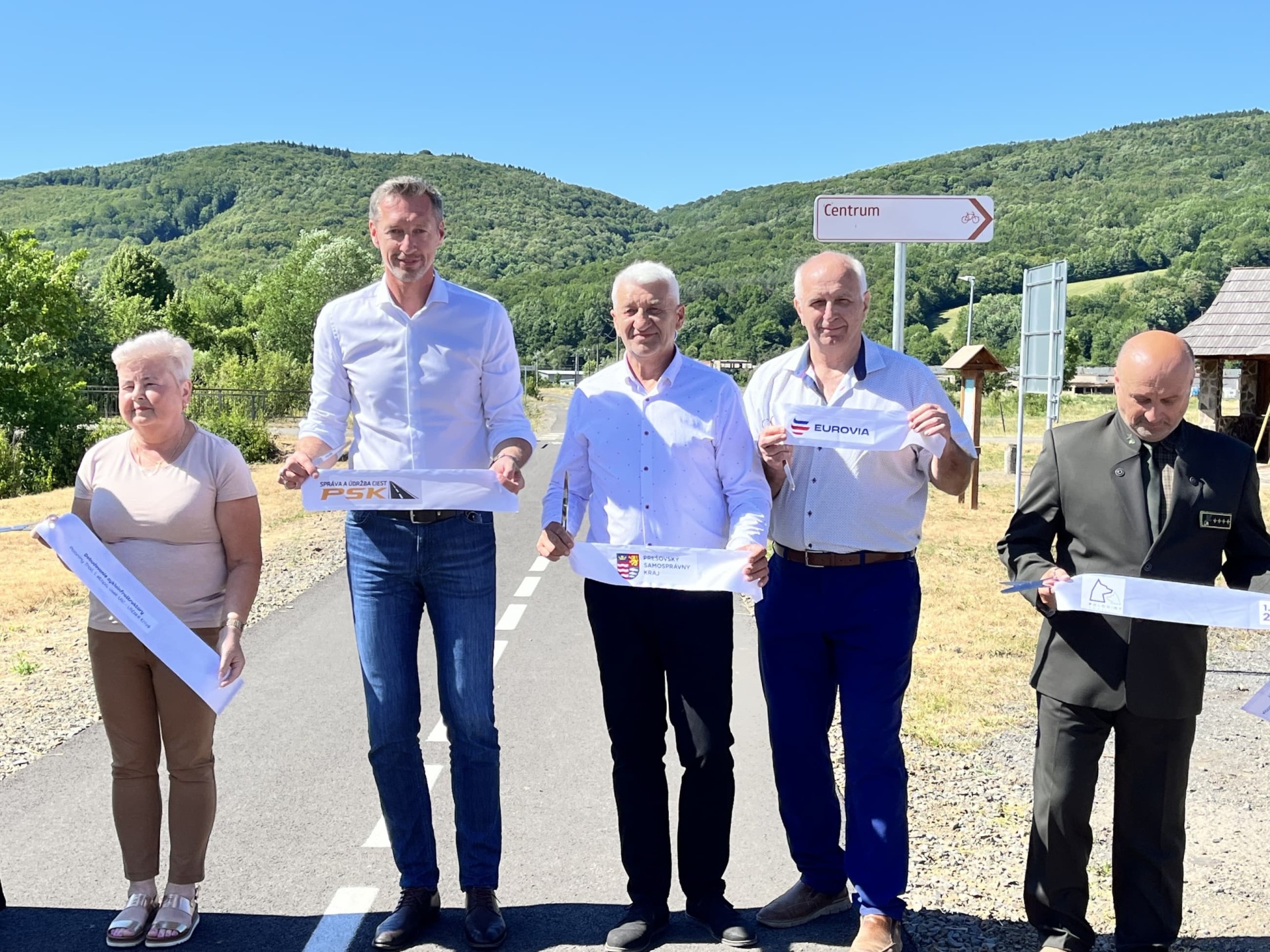 Oficiálne otvorenie novej cyklotrasy Poloniny Trail | VINCI Construction CS