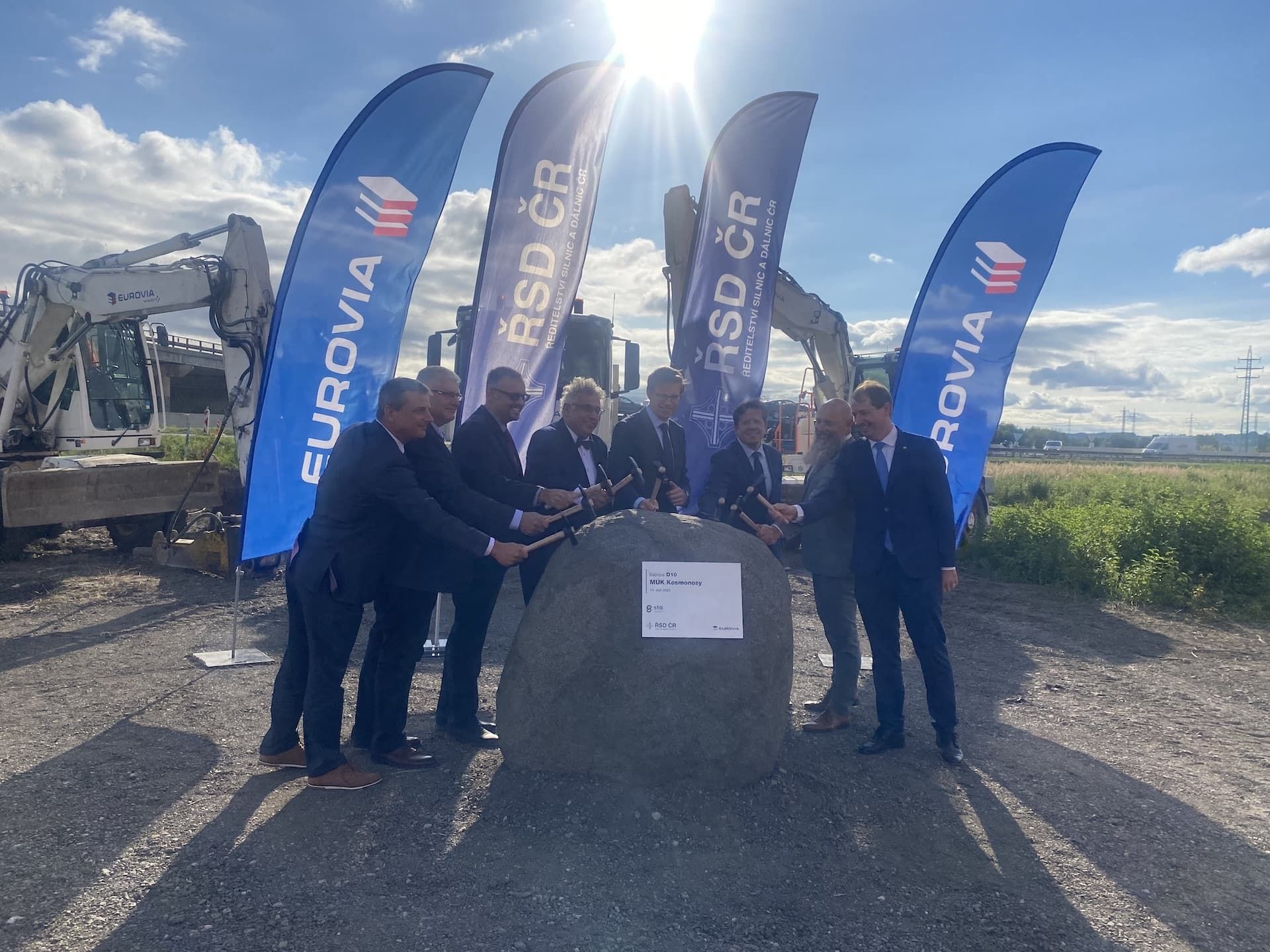 Přestavujeme MÚK Kosmonosy na dálnici D10 | VINCI Construction CS