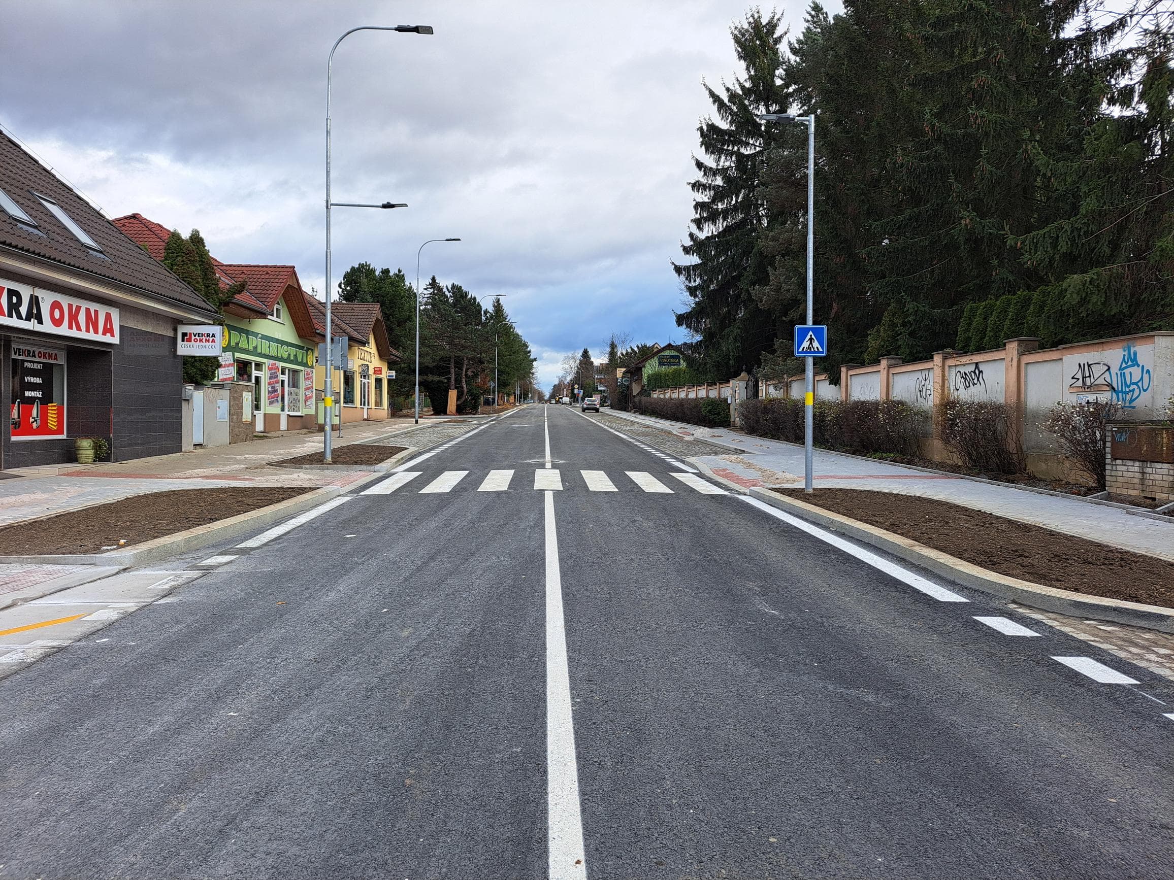 V Říčanech končí první část oprav Černokostelecké ulice | VINCI Construction CS